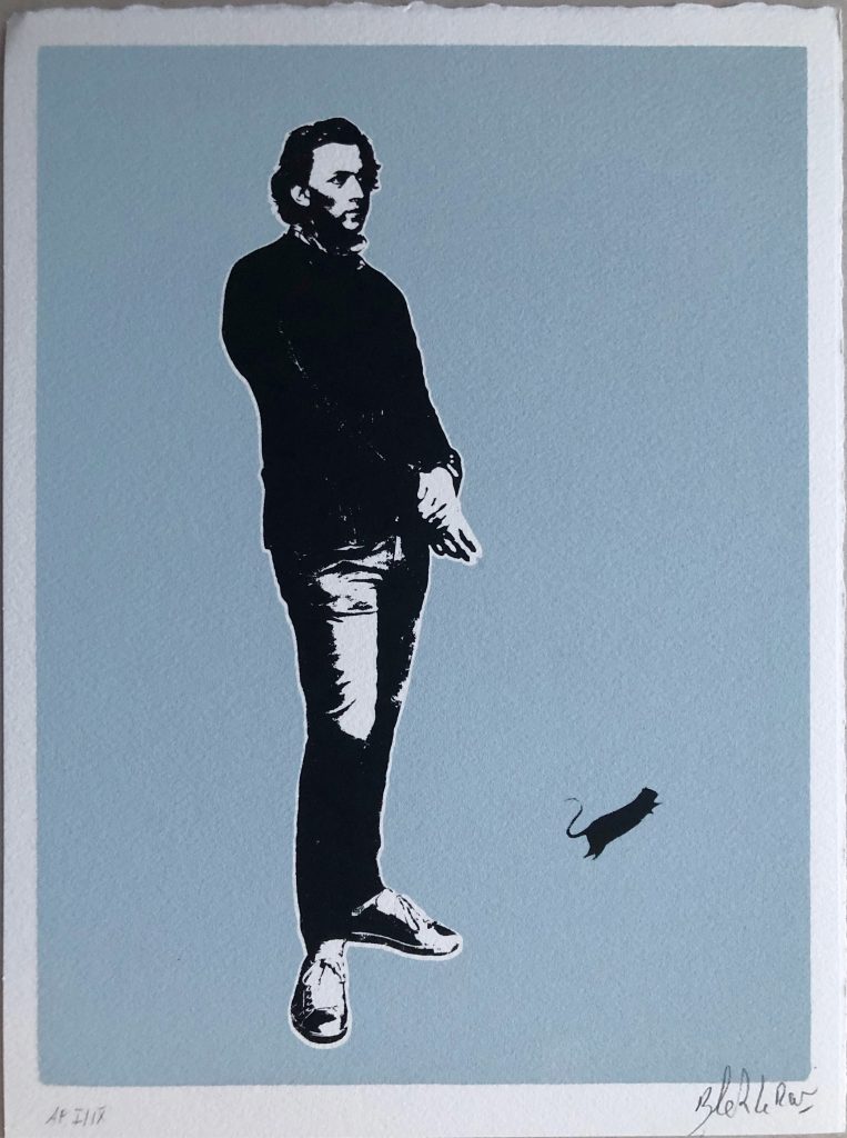 Frédéric Chopin – Edition bleue – Artist Proof # I/IV – Blek le Rat